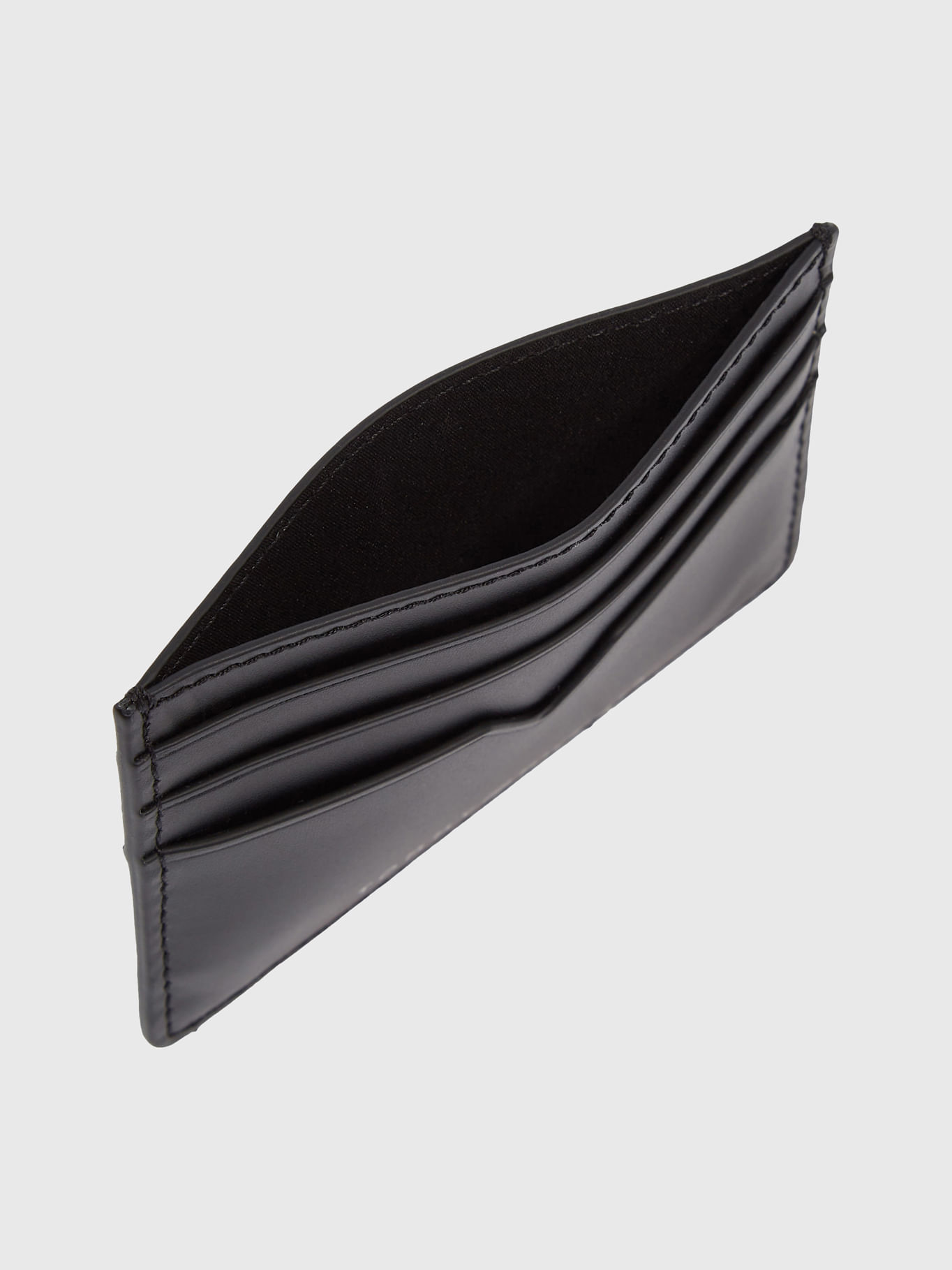 Tarjetero TH Modern de cuero