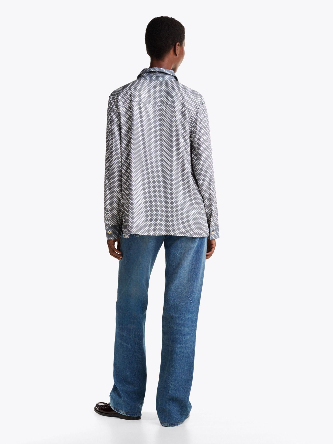 Camisa estampada de corte regular